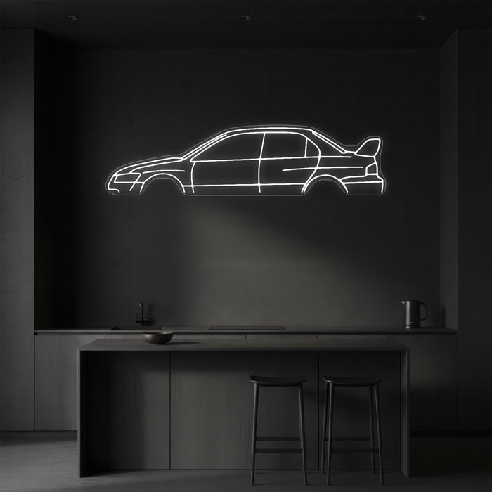 Evo 9 Neon Silhouette